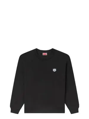 Kenzo Happy Tiger Embroidered Sweatshirt - Black