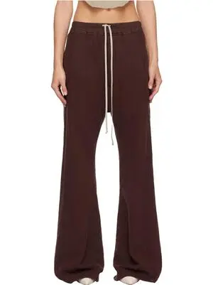 Rick Owens Wide-leg Stud-embellished Trousers - Red