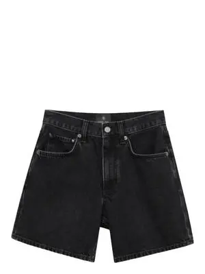 ANINE BING Delaney High Rise Relax Short - Black