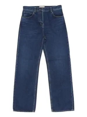 THE ROW The Row High-Waisted Wide-Leg Denim Jeans Blue