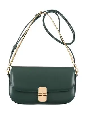 A.p.c. Chain-linked Shoulder Bag - Dark Green