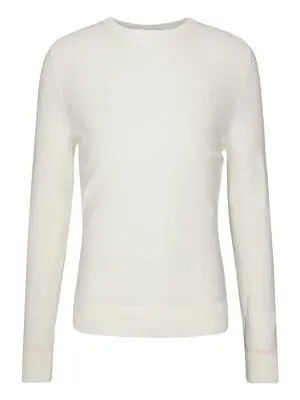 Hugo Boss Classic Crew Neck Knitwear - White