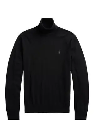 Polo Ralph Lauren Washable Turtleneck Jumper - Black