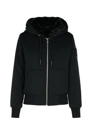 Moose Knuckles Classic Bunny Zip-up Jacket - Black