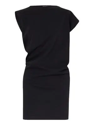 AGOLDE Round Neck Short Sleeve Dress - Black
