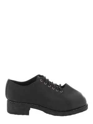 Guidi Lace Up Low Cut Business Casual Shoes - Black