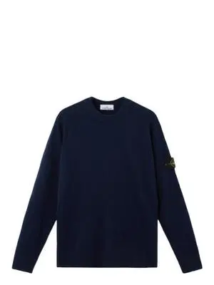 Stone Island Stone Island Compass Badge Crewneck Jumper Navy