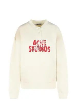 Acne Studios Acne Studios Fleece Logo Sweatshirt No