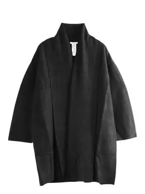 THE ROW The Row Wide-Sleeve Coat Black