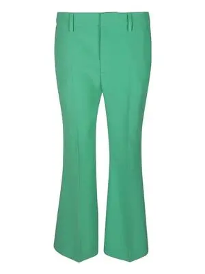 Dsquared2 Kick-flare Cropped Trousers - Green