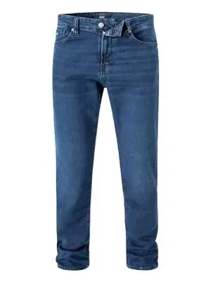 Hugo Boss Button-fastening Jeans - Dark Blue