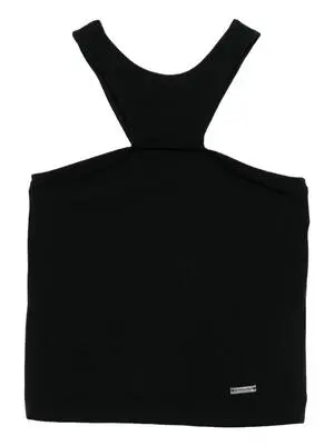 Monnalisa Lightweight Jersey Top - Black