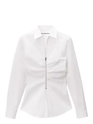 Alexander Wang Gathered Bust Shirt - White