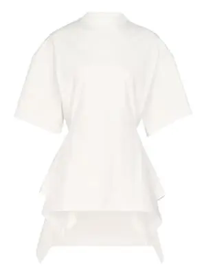 Alaïa Panelled T-shirt - White