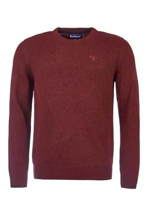 Barbour Tisbury Crewneck Knit Jumper - Red