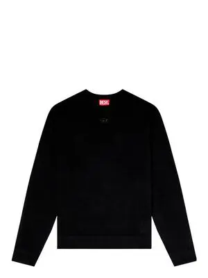 DIESEL® K-valiam Cut-out Logo Jumper - Black