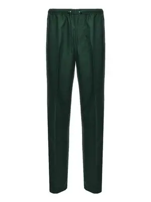 LANVIN Straight Leg Drawstring Track Pants - Black
