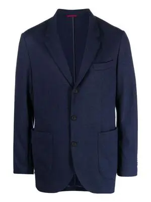Brunello Cucinelli Brunello Cucinelli Single Breasted Tailored Blazer Blue