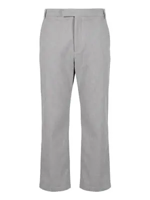 Thom Browne Corduroy Straight-leg Trousers - Grey