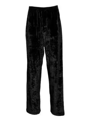Balenciaga Elastic Waist Casual Pants - Black