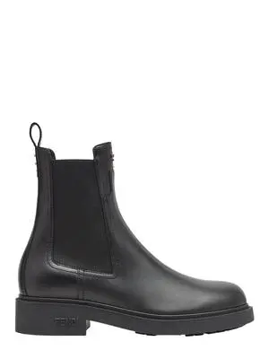 Fendi Filo Biker Ankle Boots - Black