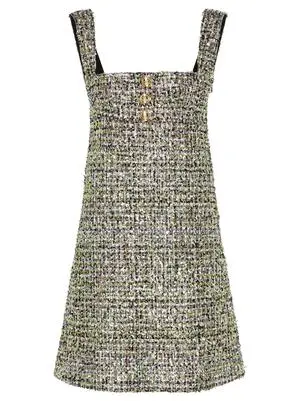 Giambattista Valli Lurex Mini Dress - Gray
