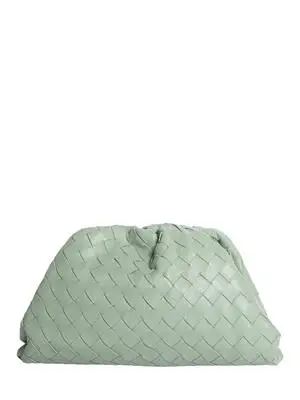 Bottega Veneta Pouch Clutch - Sage Green