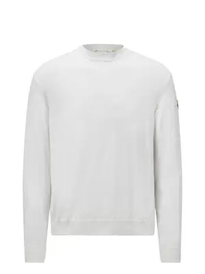 Moncler X Mercedes-benz Nigo Cotton Jumper With Graphic Print - White