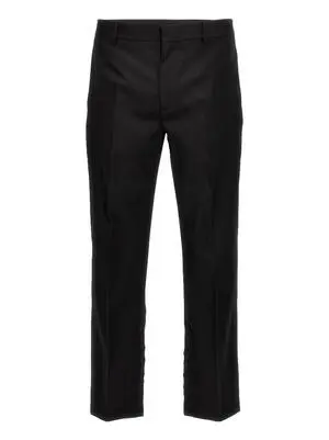 OFF-WHITE Off-White High Waist Straight Leg Pants