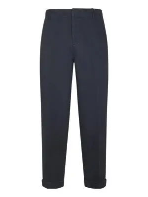DONDUP Tailored Trousers With Logo Detail - Black