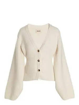 Khaite Khaite The Scarlet Knitted Cardigan No