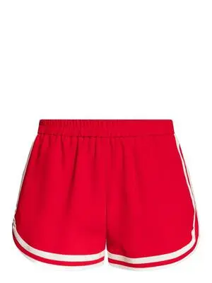 Red Valentino Valentino Elasticated Waist Track Shorts - Red