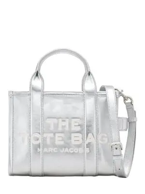 Marc Jacobs The Metallic Small Tote Bag - Silver