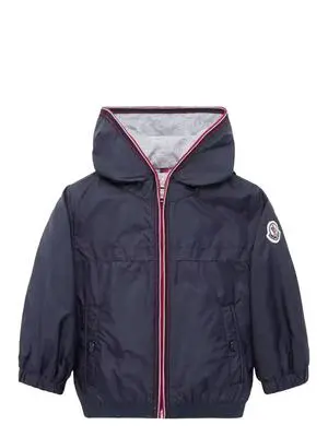 Moncler Anton Hooded Rain Jacket - Navy Blue