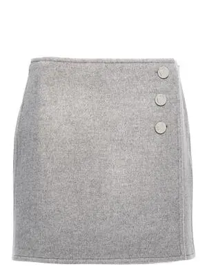 Tory Burch T Monogram Mini Skirt - Gray