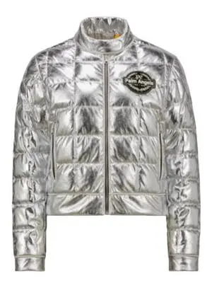 Moncler X Palm Angels Quilted Down Jacket - Silver