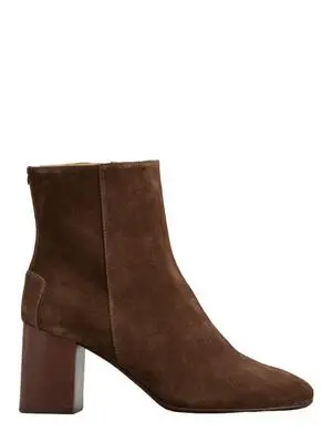 TOD'S Block Heel Ankle Boots - Brown