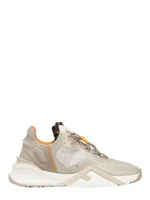 Fendi Flow Lace-up Sneakers - Light Brown