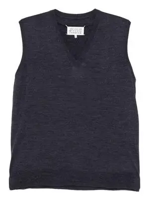 MAISON MARGIELA Maison Margiela V-Neck Knitted Vest