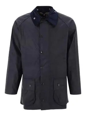 Barbour Beaufort Waxed Jacket - Black