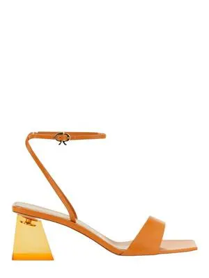 GIANVITO ROSSI Gianvito Rossi Square-Toe Ankle Strap High Heel Sandals