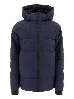 Canada Goose Hybridge Down Jacket With Hood - Blue