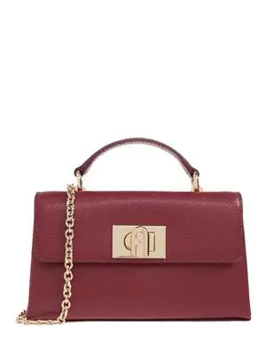 Furla 1927 Chain-linked Mini Tote Bag - Red