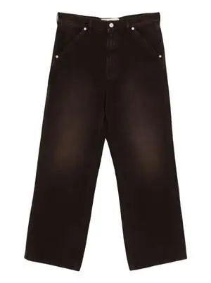 Marni Wide-leg Relaxed Jeans - Brown