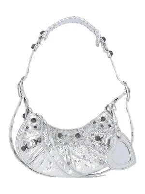 Balenciaga Le Cagole Zip-up Shoulder Bag - Silver
