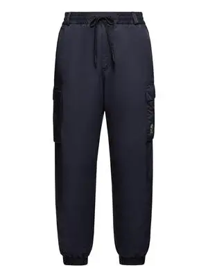Moncler Cargo Pants With Drawstring Waist - Navy Blue