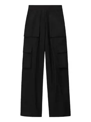 Alexander Wang Cargo Trousers With Pocket Detail - Black