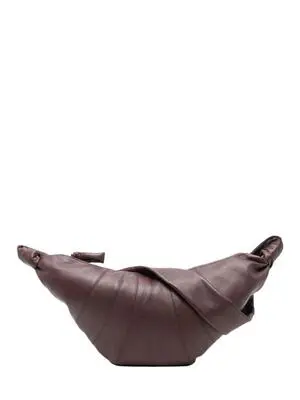 LEMAIRE Medium Croissant Crossbody Bag - Brown