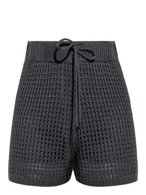 ALLSAINTS ALLSAINTS Paloma Drawstring Knit Shorts Charcoalgrey