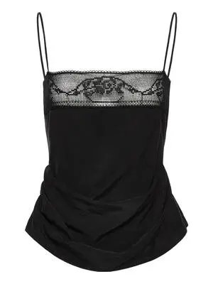 MAGDA BUTRYM Magda Butrym Black Lace Camisole